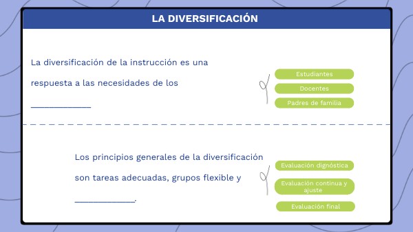 La diversificación | Genially