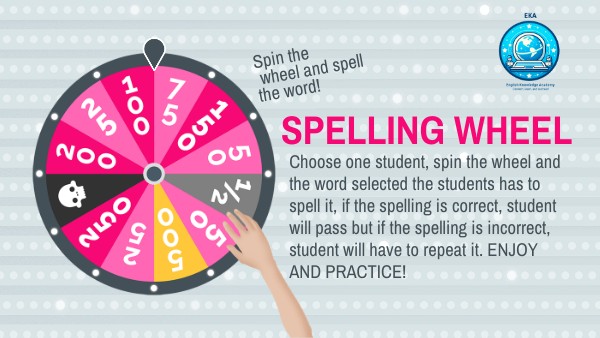 SPELLING WHEEL QUIZ-starter 1 | Genially
