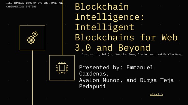 Blockchain Intelligence | Genially