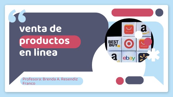 Act 6_ventas de productos en linea | Genially