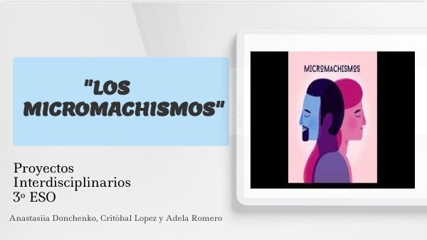 micromachismos 3 ESO