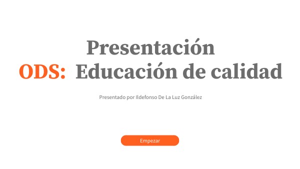 Presentación ODS