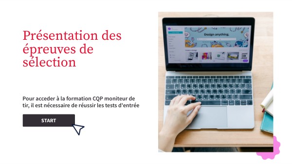 Introduction aux journées de sélection | Genially