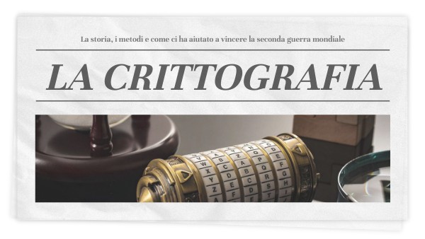 Crittografia | Genially