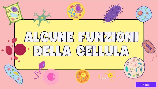 Poster interattivo funz.cellula | Genially