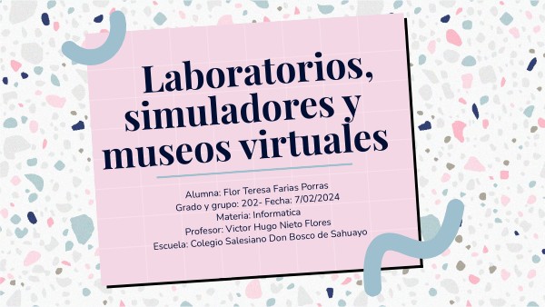 Presentación Laboratorios y simuladores virtuales flor farias | Genially