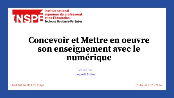 Portfolio numérique S8