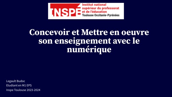 Portfolio numérique S8