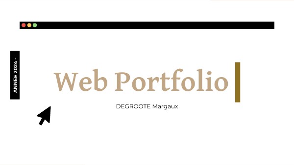 Portfolio design numérique | Genially