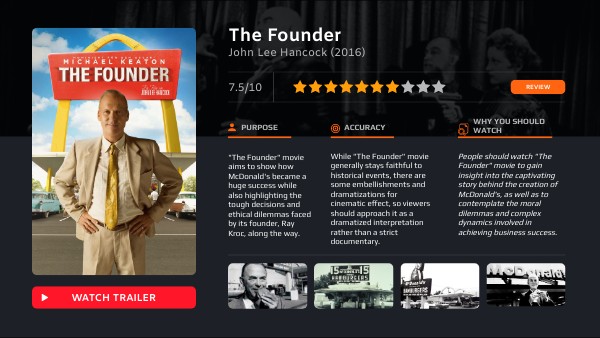 MOVIE REVIEW "The Founder" | Genially