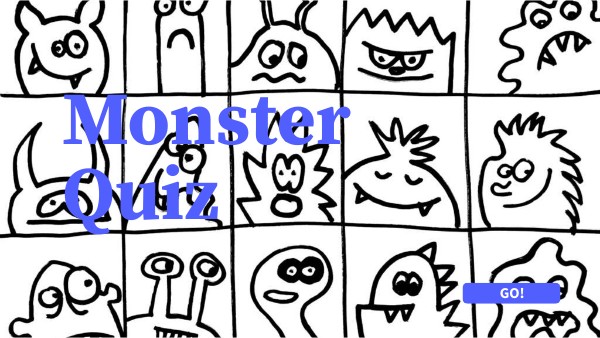 Monster quiz