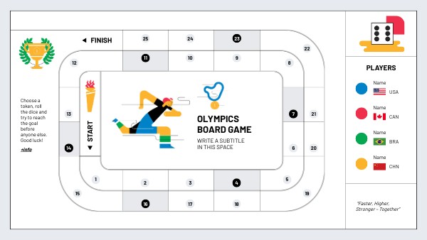 Olympics Board Game - Great Depression | Genially