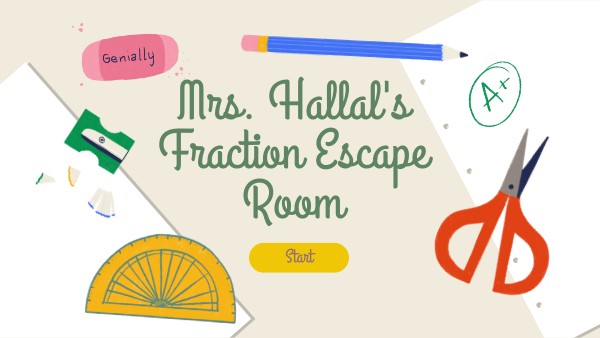 Mrs. Hallal's Fraction Action | Genially