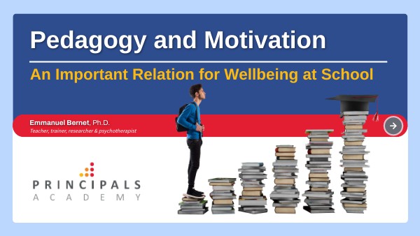 Pedagogy and Motivation: An Important Relation for Wellbeing at School | Genially