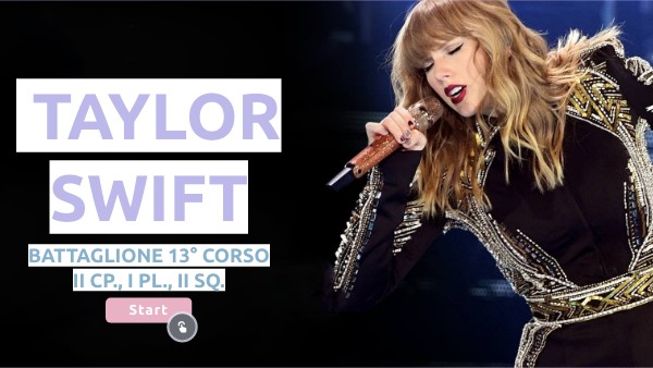 TAYLOR SWIFT PRESENTATION