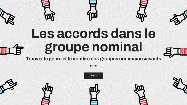 L'accord dans le groupe nominal BERGER ALIX | Genially
