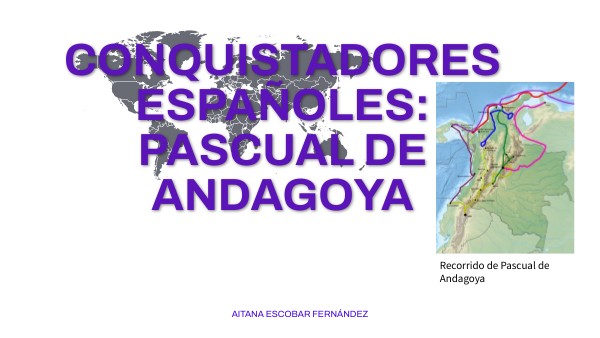PASCUAL DE ANDAGOYA, AITANA ESCOBAR