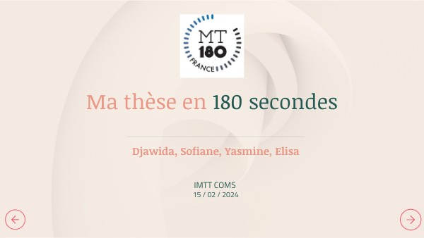 3. Ma thèse en 180 secondes