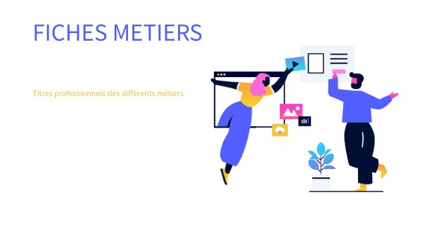 FICHES METIERS DE L INSERTION