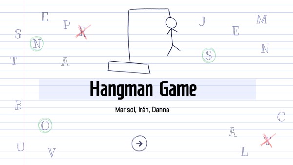 Hangman game | Genially
