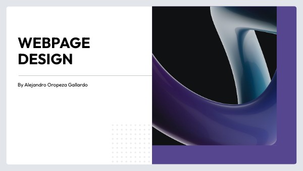 Simple Tech Presentation Genially