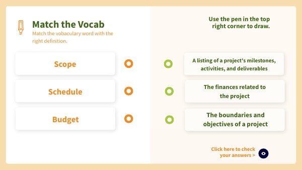 Project Management SSB | Genially