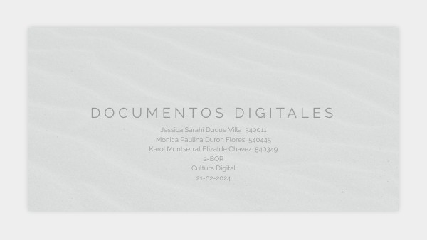 Documentos Digitales | Genially