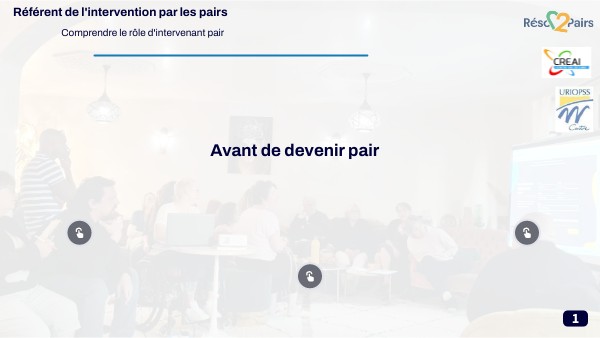 Devenir intervenant pair | Genially