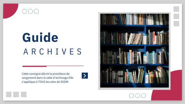 GUIDE ARCHIVAGE | Genially