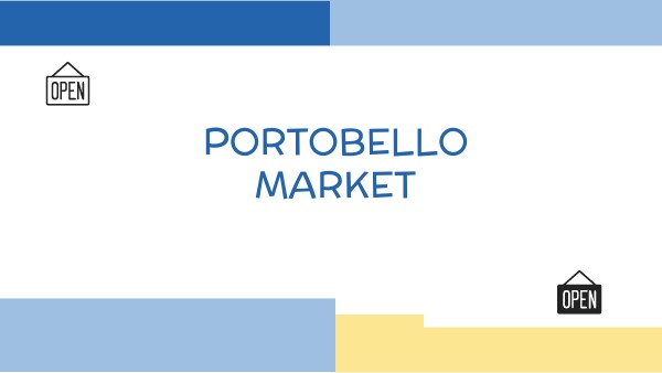 Portobello market | Genially