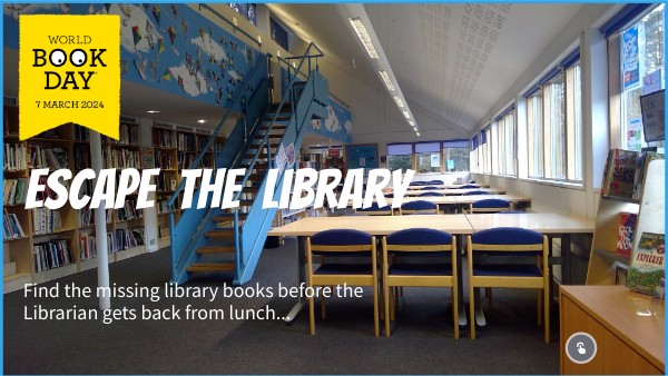 Library Escape Room | Genially