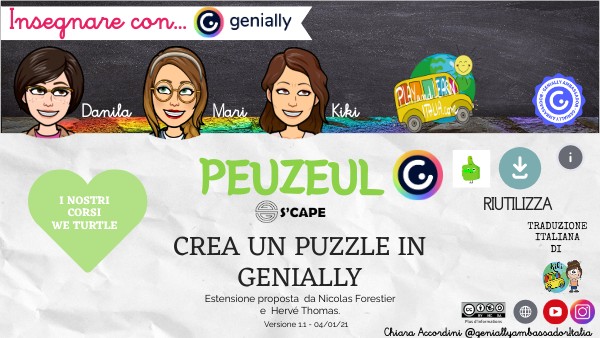 presentutorial puzzle AGGIORNAMENTO TOUCH SCREEN | Genially
