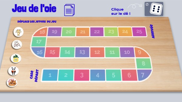 Jeu de l'oie | Genially