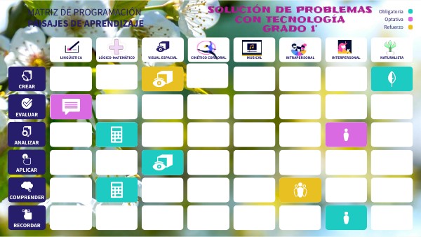 Matriz de programación | Genially