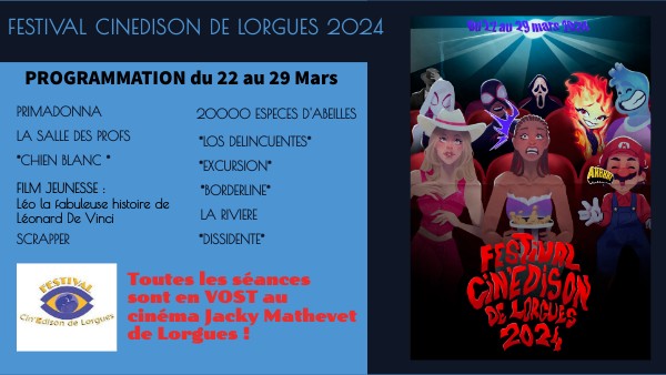 Programmation Cinedison 2024 | Genially