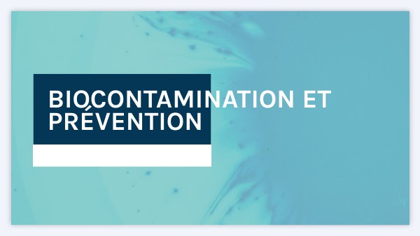 Biocontamination et prévention | Genially