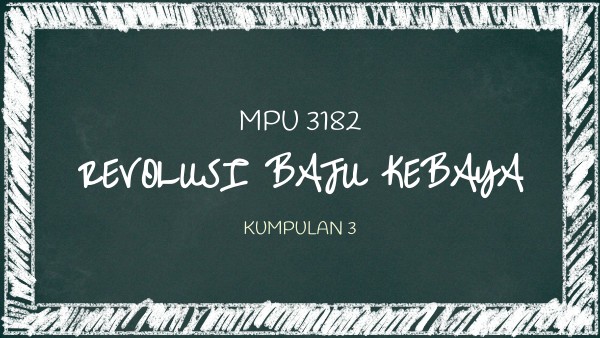 MPU3182 G3 Baju Kebaya