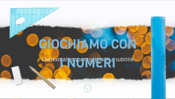 Giochiamo con i numeri