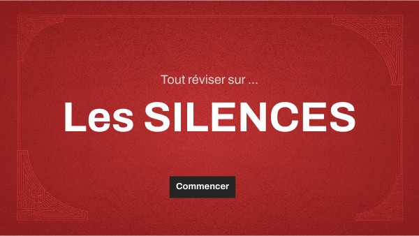 Musique SILENCES : symbole et valeur rythmique