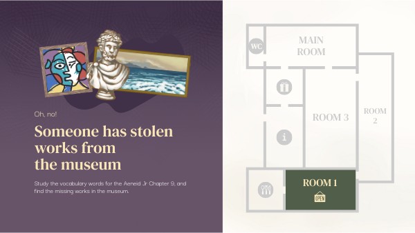 MUSEUM ESCAPE ROOM - Vocabulary Chapter 9
