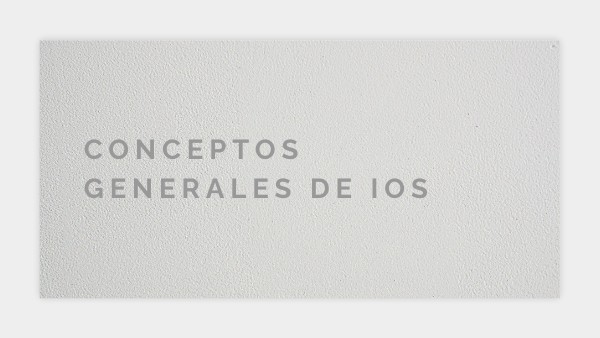 Presentación iOS