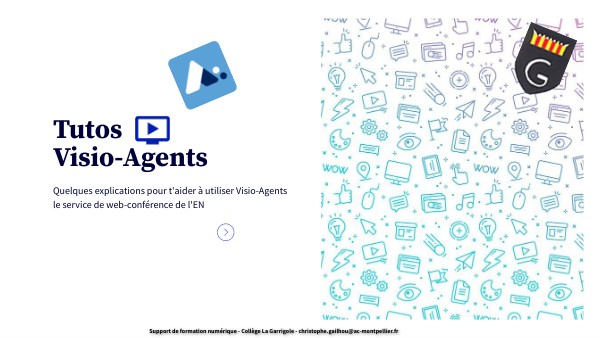 Tutoriel Visio-Agents | Genially