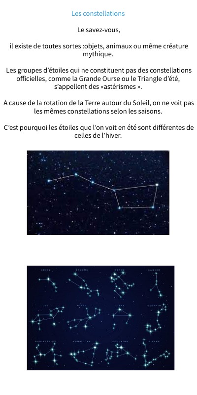 les constellations