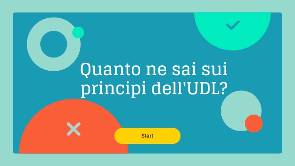 I principi dell'UDL | Genially