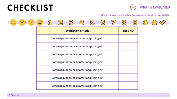 Narrative Writing Checklist