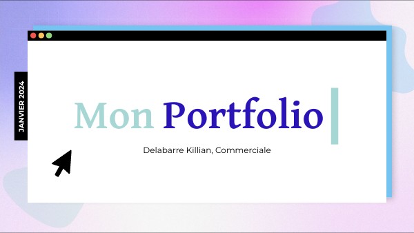 Portfolio Killian Delabarre