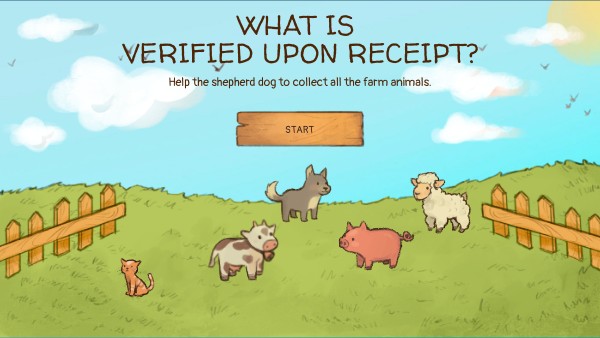 Verified Upon Receipt