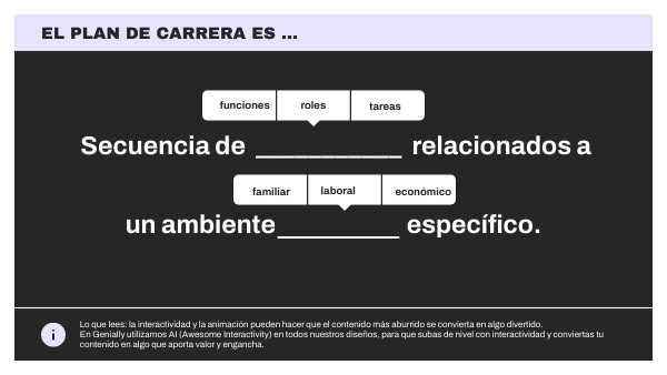 Plan de carrera | Genially