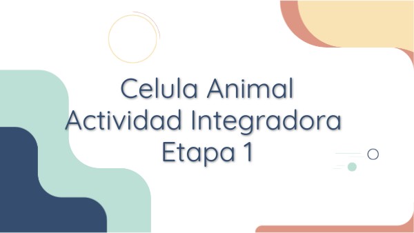 Interactive cell poster | Genially