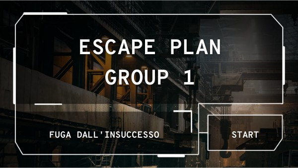 ESCAPE PLAN- GRUPPO 1 | Genially